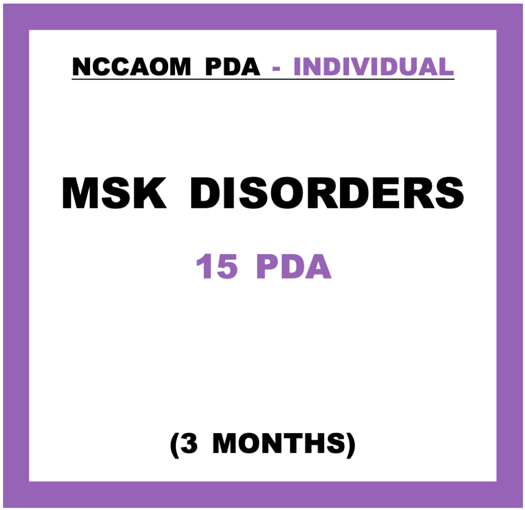 [B2] MSK Disorders (15 P) – Acupuncturemedia